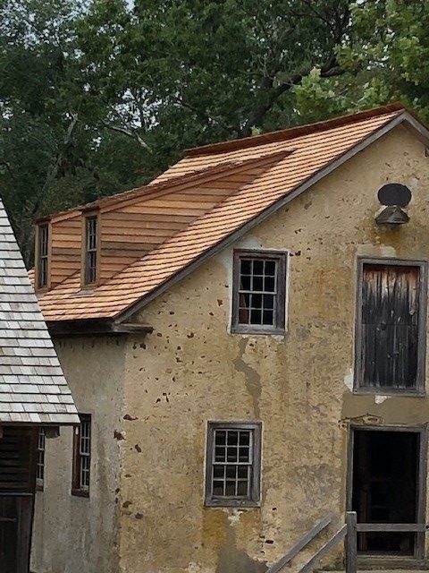 New Roof For Grist Mill - Batsto Village